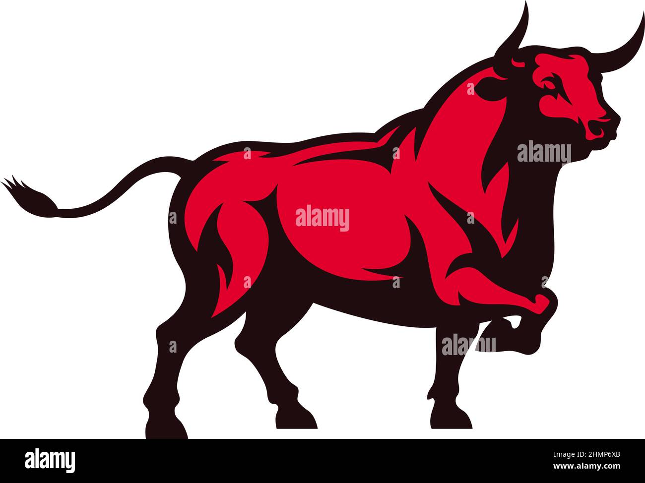 Matador fighting bull Stock Vector Images - Alamy