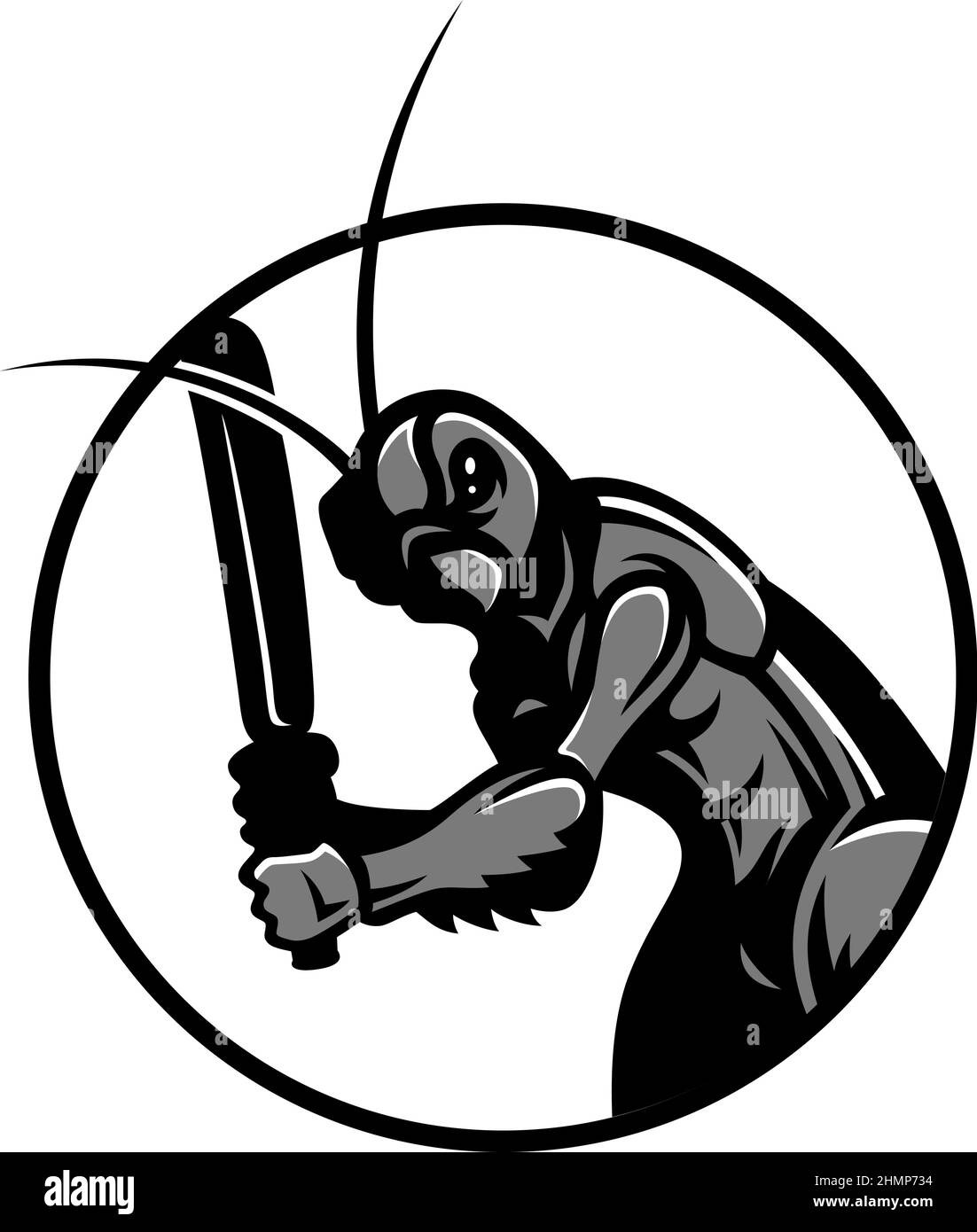 Cartoon cricket hi-res stock photography and images - Alamy