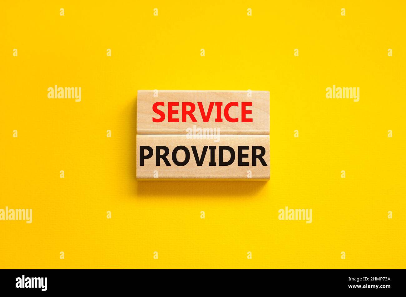 Service provider symbol. Concept words Service provider on wooden ...