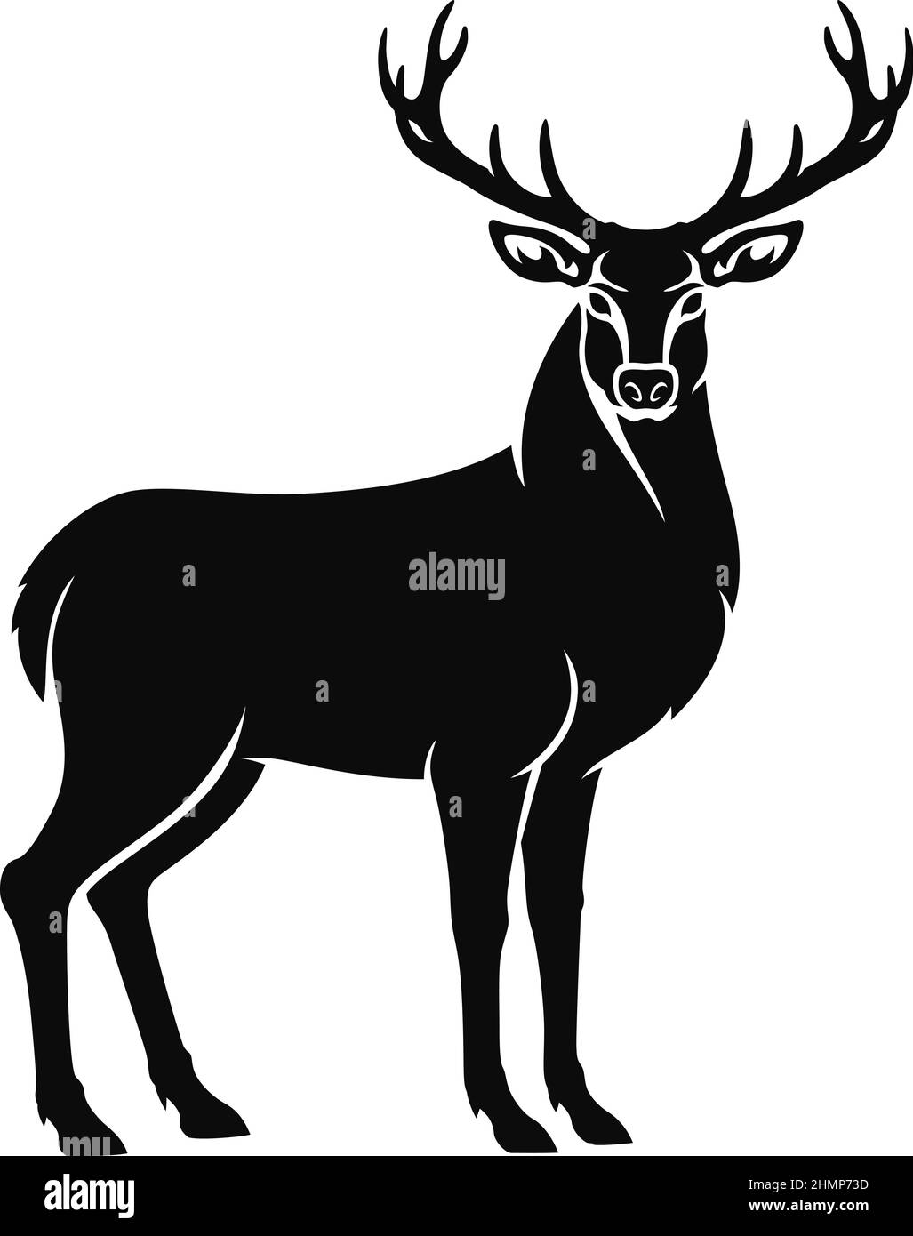 Quotboar Wild Hog Standing Outline Graphic Vectorquot Stock