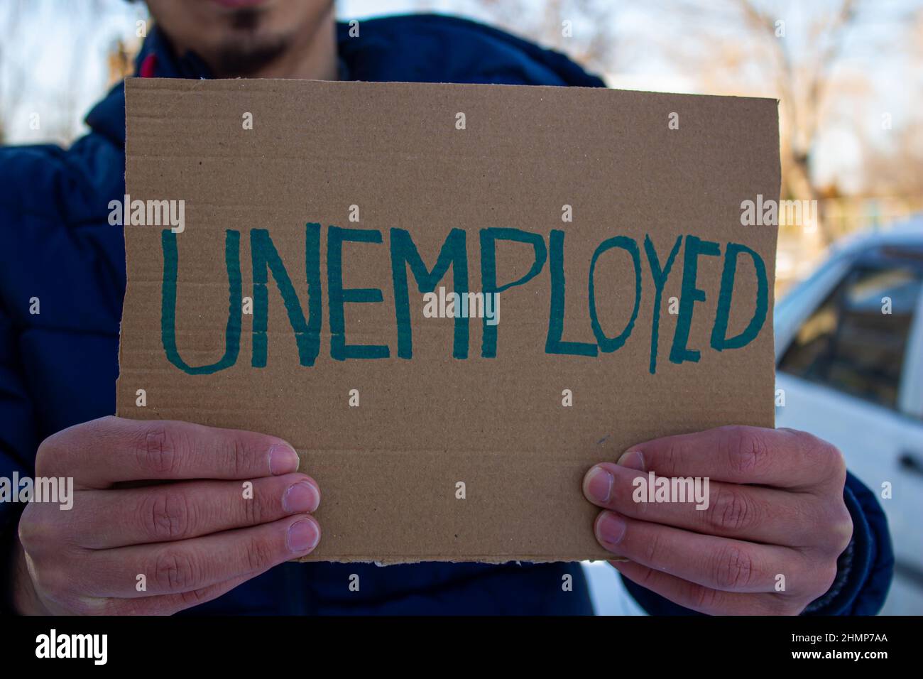Unemployed Sign