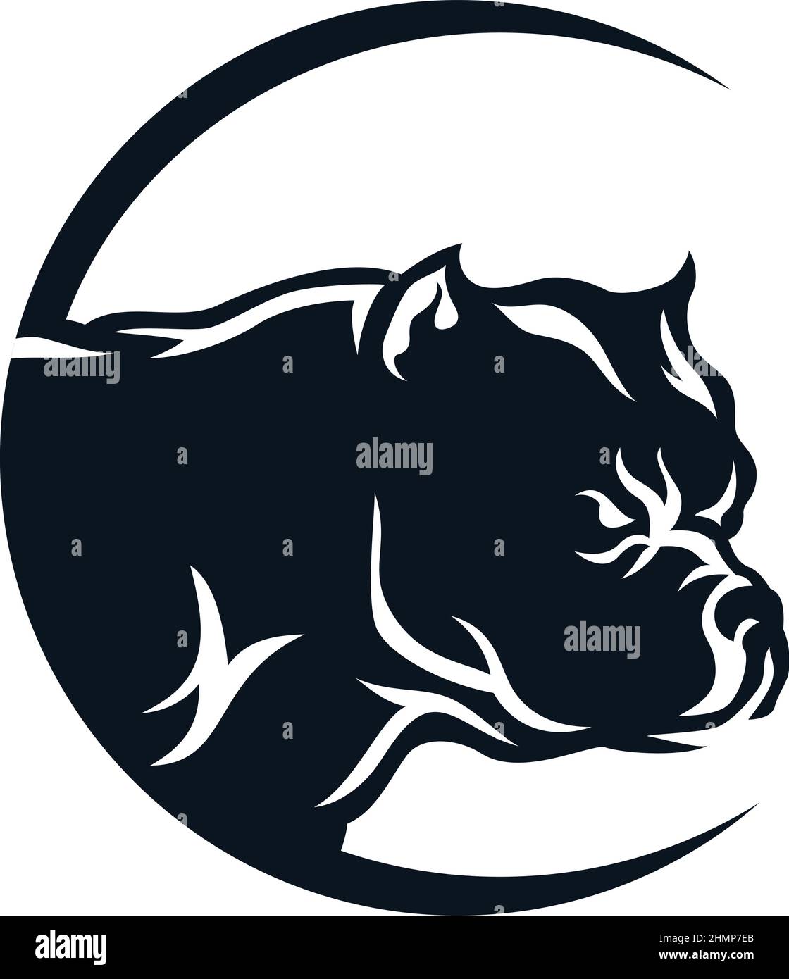 American bully logo hi-res stock photography and images - Alamy