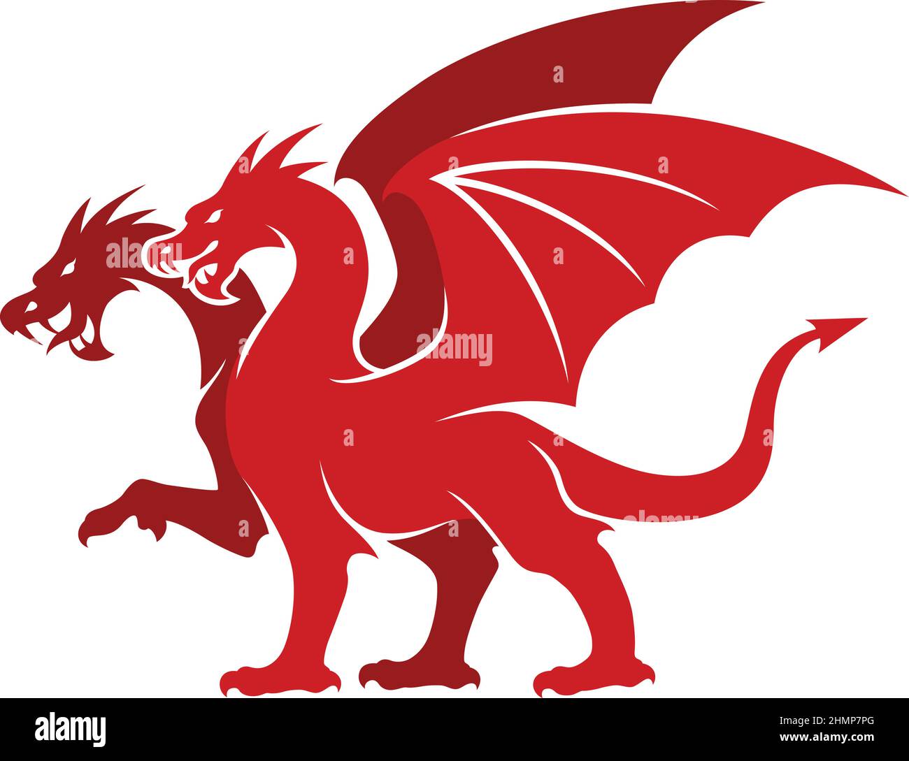 Simple Dragon Head Side View