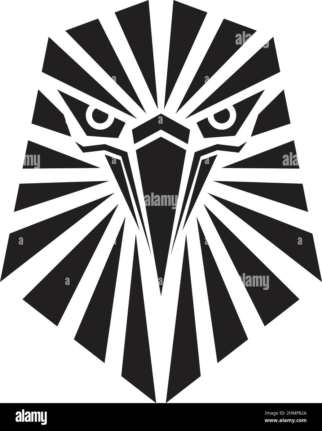 Abstract Design of Eagle Head Stock Vector Image & Art - Alamy