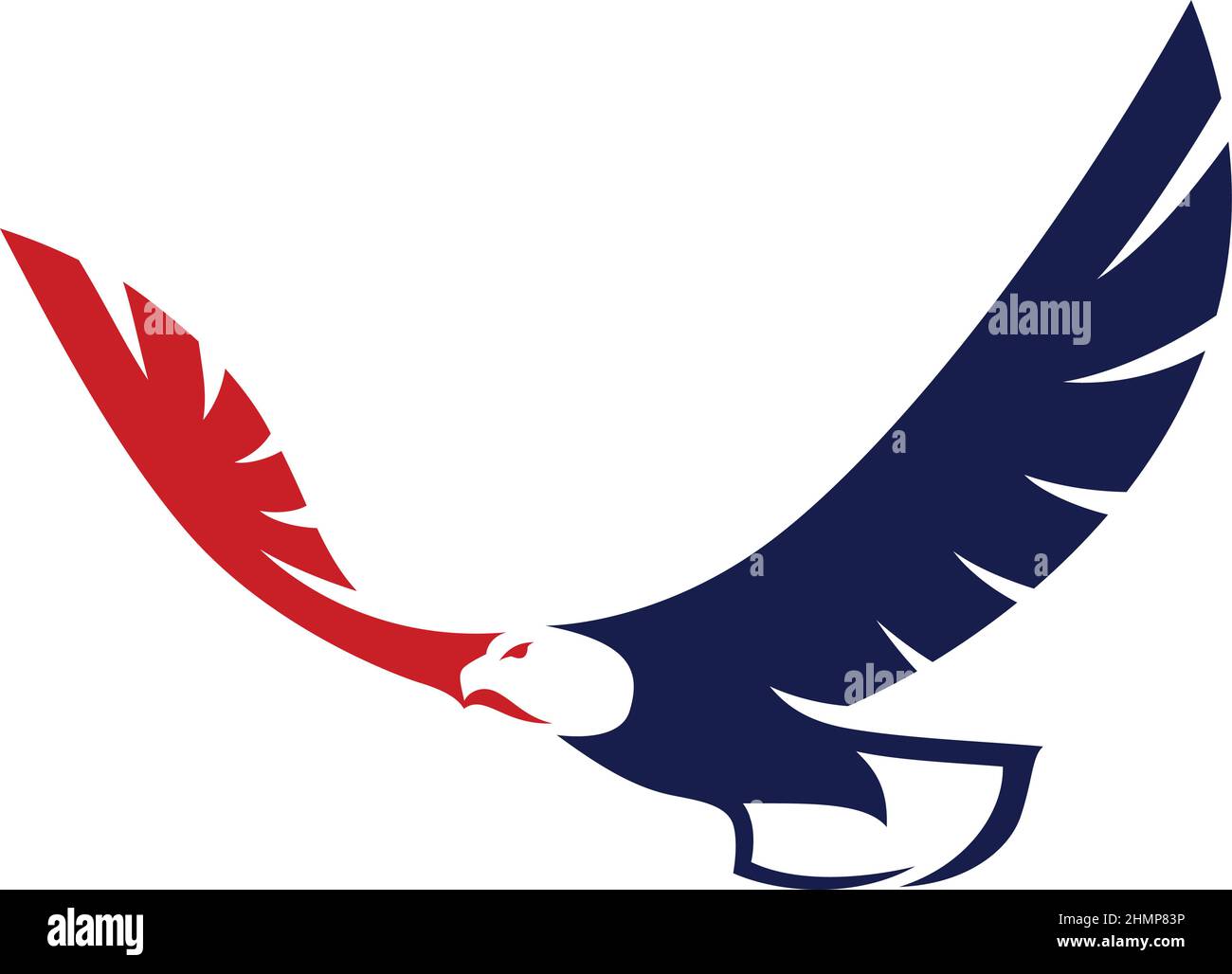 Bald eagle logo hi-res stock photography and images - Alamy