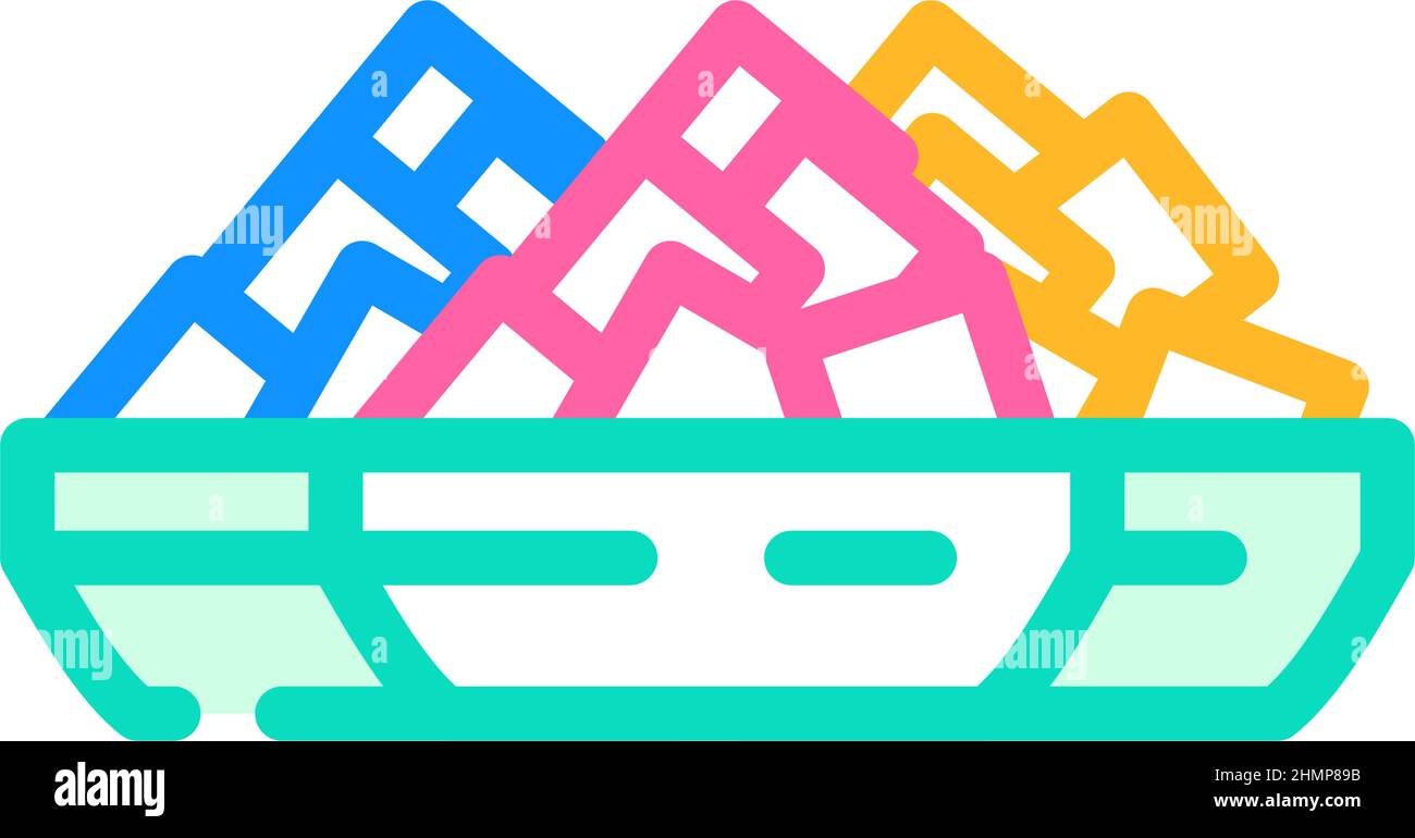 synthetic resin color icon vector illustration Stock Vector Image & Art ...