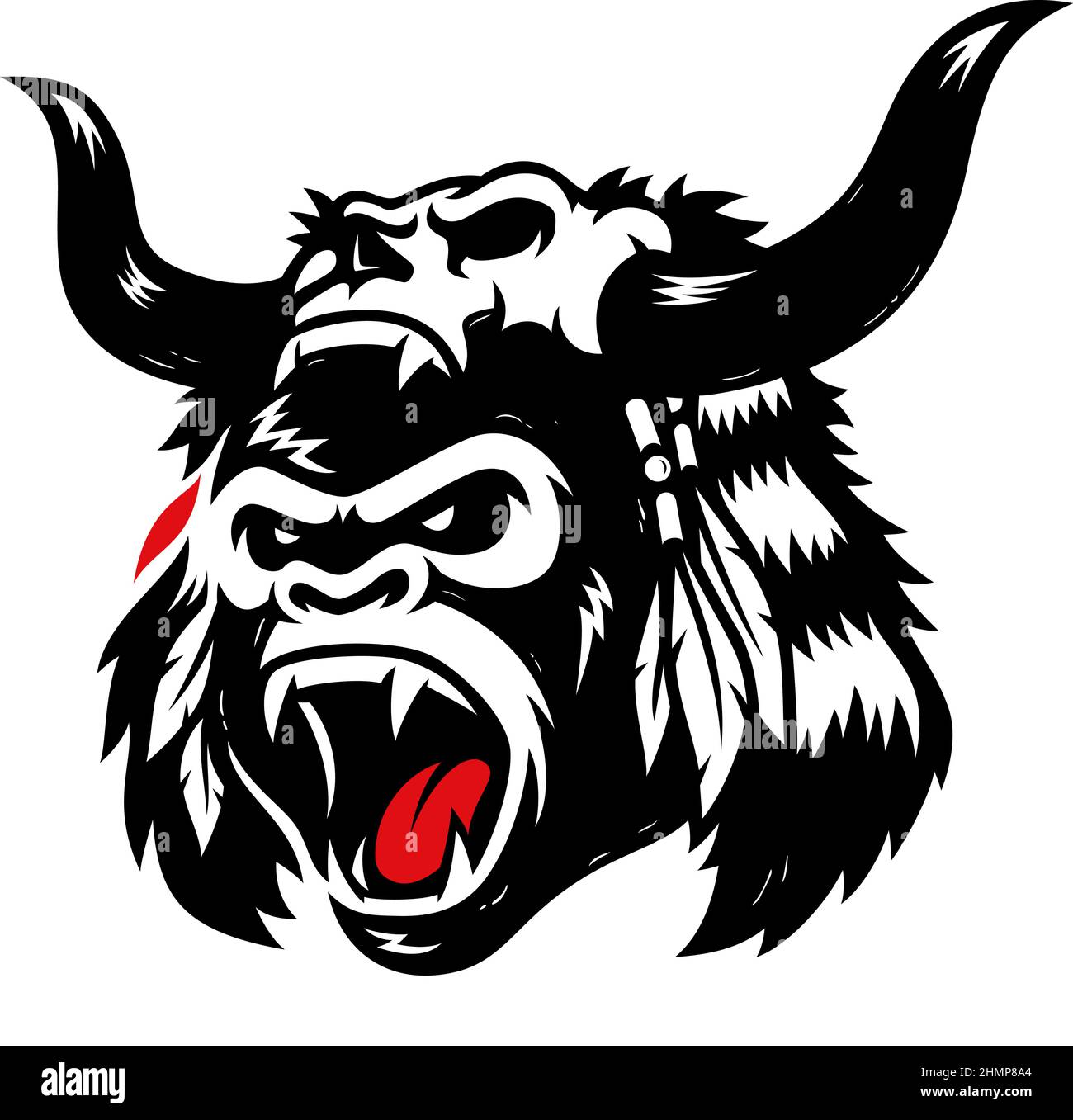 Roaring Gorilla Drawing