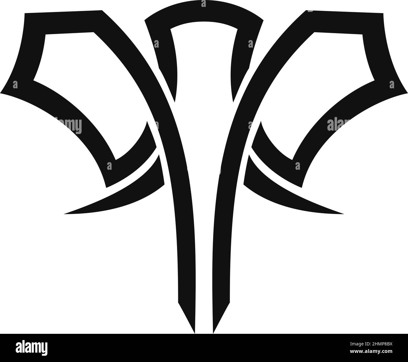 Head of Elephant Abstract Line Design Stock Vector Image & Art - Alamy