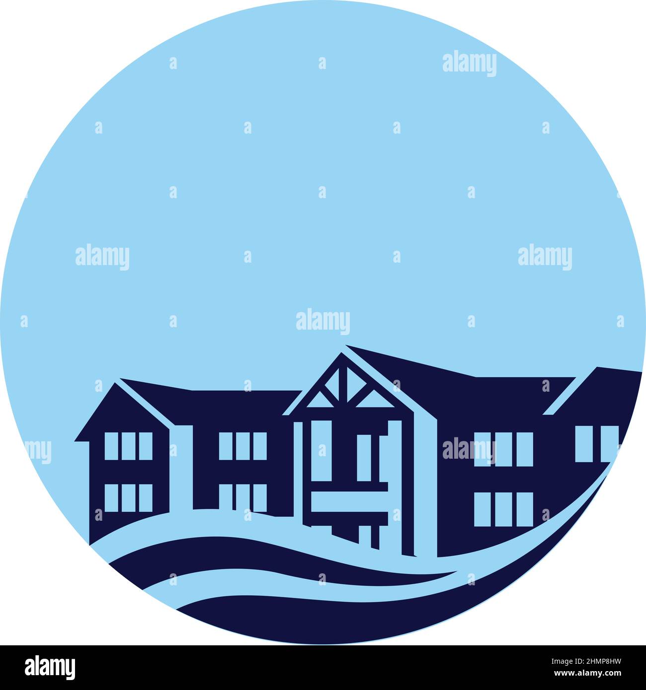 Simple Complex Apartments Vector Design Stock Vector Image & Art - Alamy
