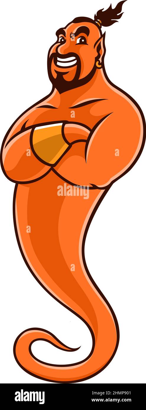 Genie cartoon hi-res stock photography and images - Alamy