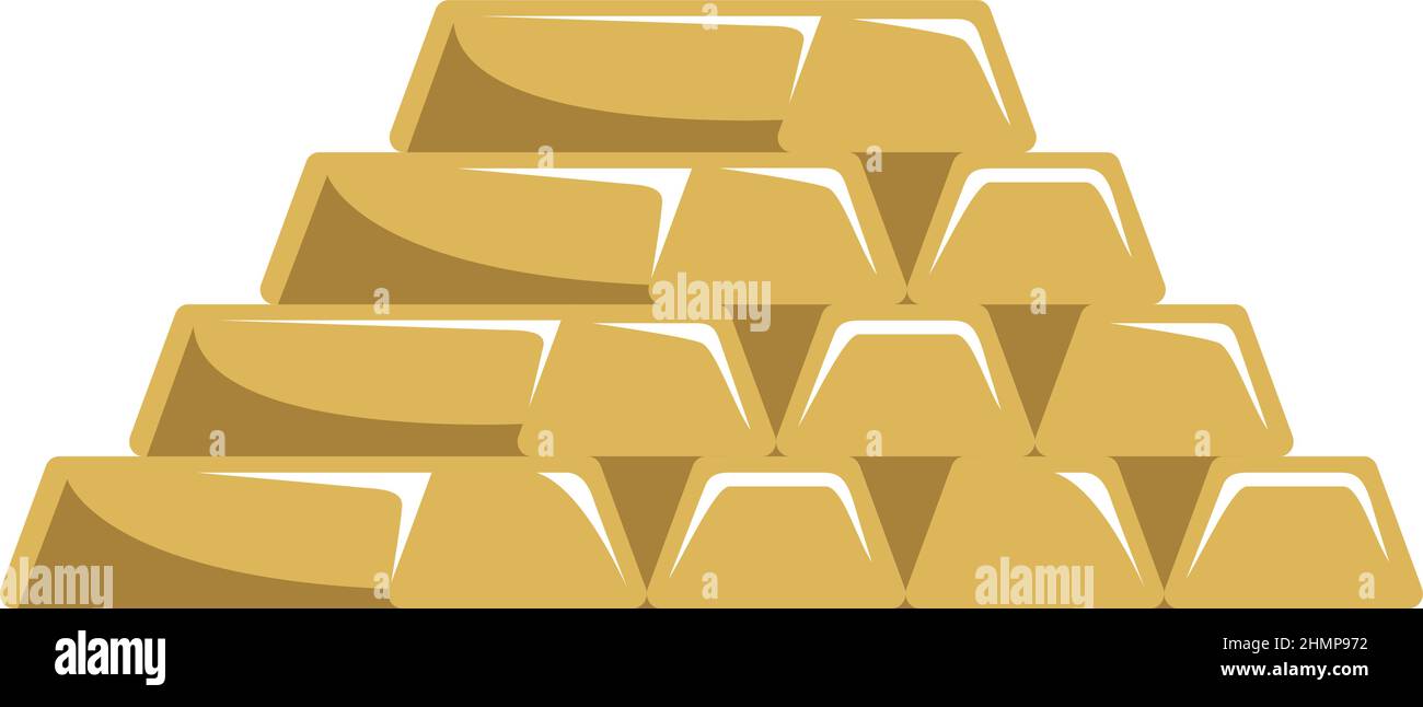 Gold bars vault Stock Vector Images - Alamy