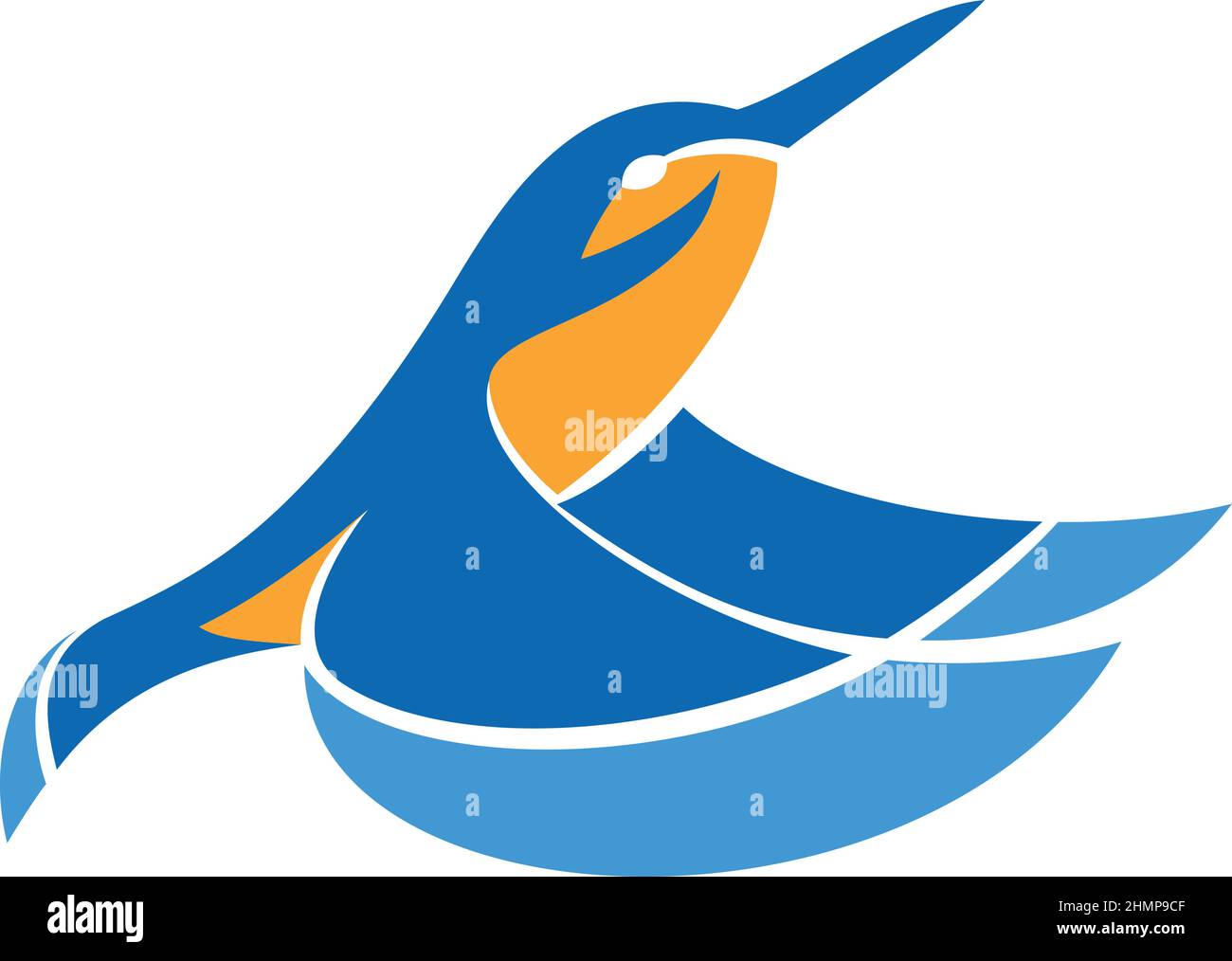 Flying kingfisher vector Stock Vector Images - Alamy