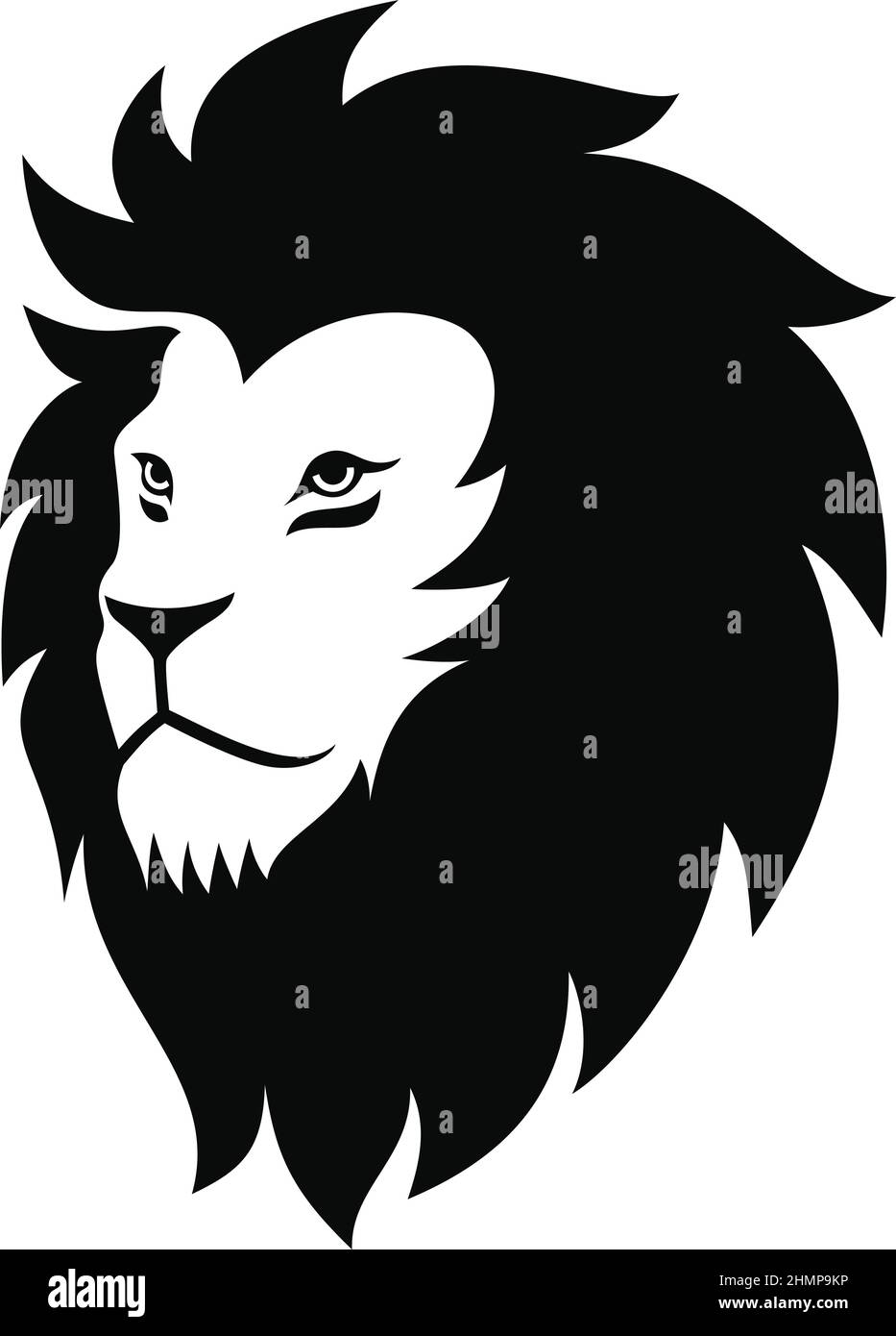 Minimalist lion hi-res stock photography and images - Alamy