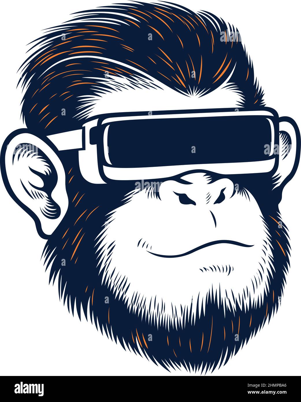 Chimpanzee with glasses hi-res stock photography and images - Alamy