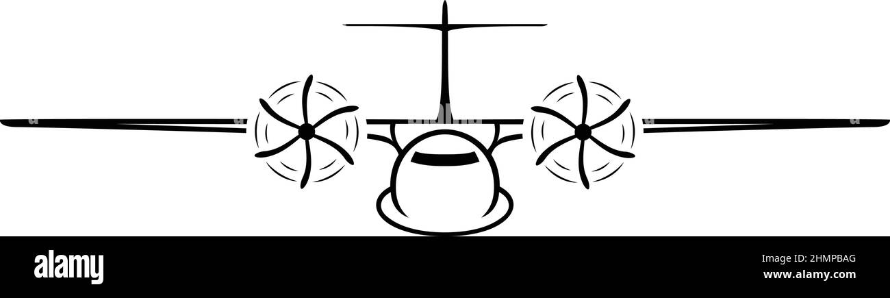 Atr aircraft Stock Vector Images - Alamy