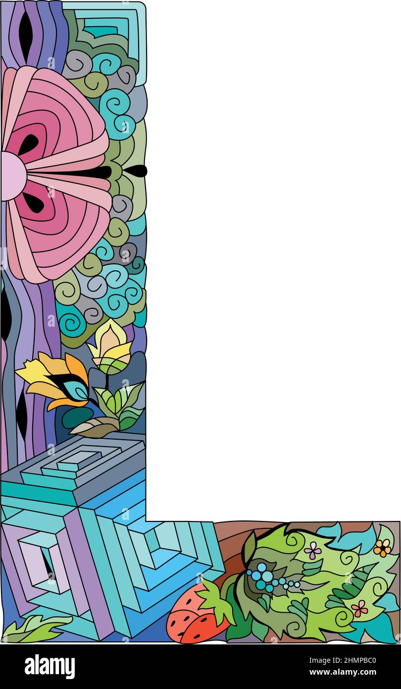 Stylized l Stock Vector Images - Alamy