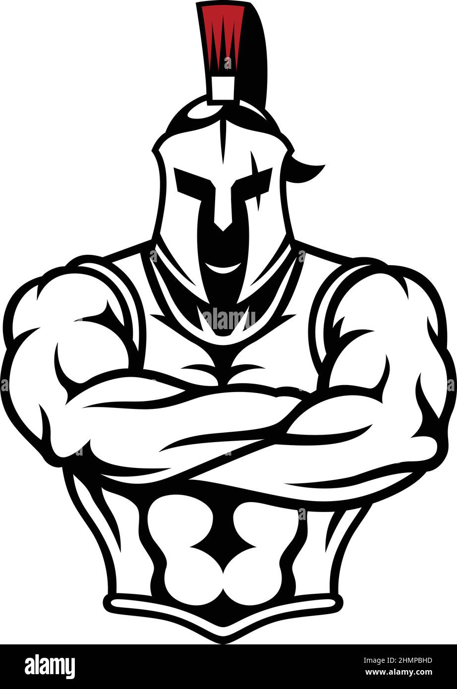 Simple Design of Greek Warrior (Gladiator Stock Vector Image & Art - Alamy