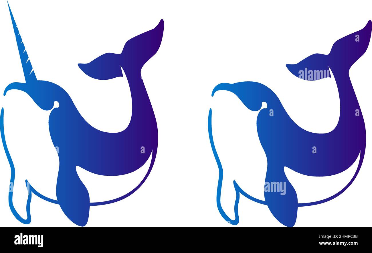 Dolphin With Unicorn Horn