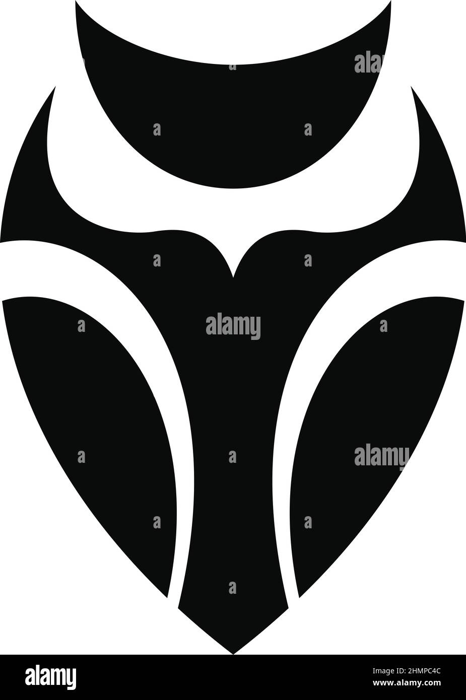 Simple Bot Design Like An Owl Stock Vector Image & Art - Alamy