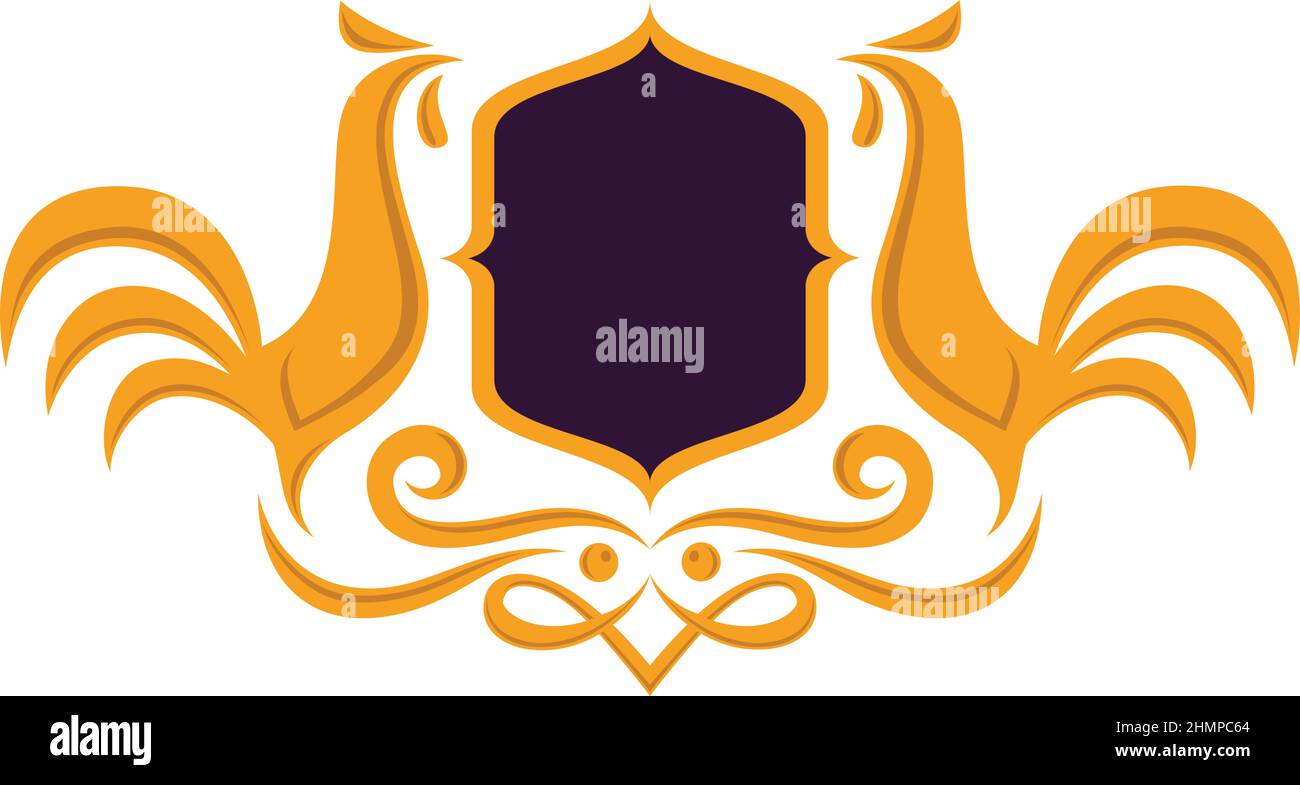 Gold Royal Rooster logo Crest Logo Stock Vector Image & Art - Alamy