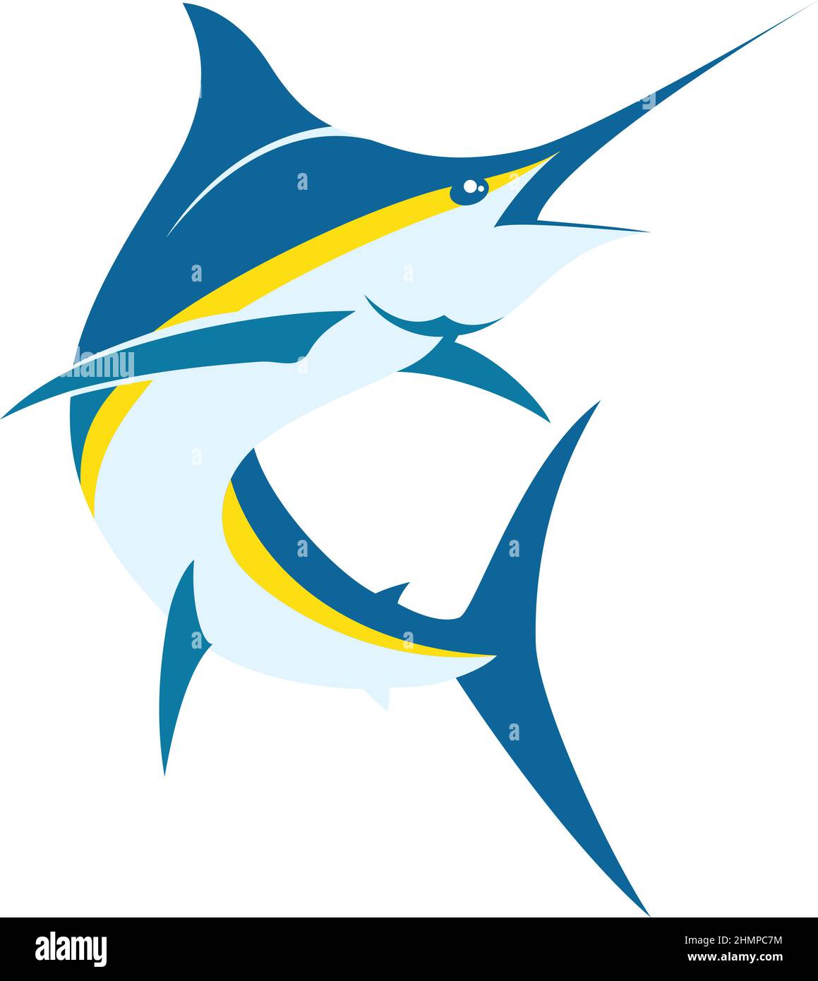 Simple Design of Sword Fish Stock Vector Image & Art - Alamy