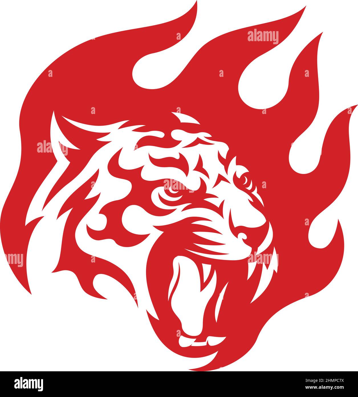 Fire Tiger Logo Designs By Dubuffet Logo Tiger Head On Fire + Text