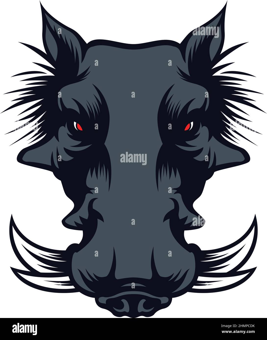 Head of Warthog Sport Logo Design Stock Vector Image & Art - Alamy