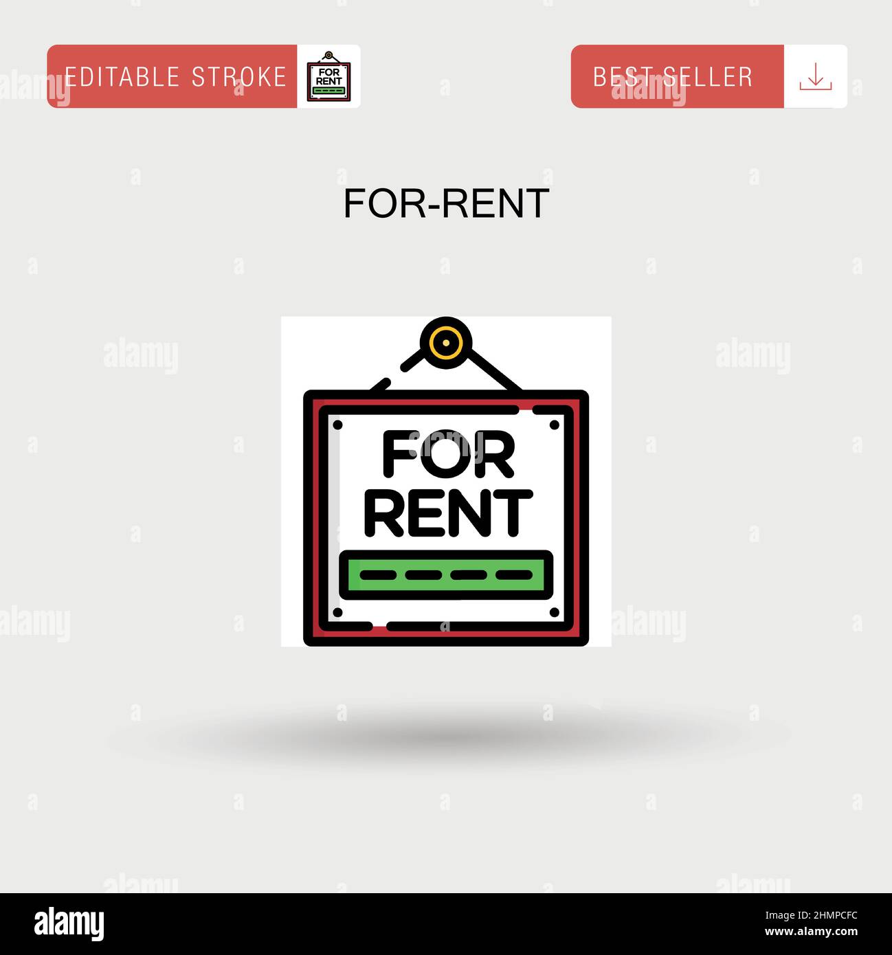 For-rent Simple vector icon Stock Vector Image & Art - Alamy