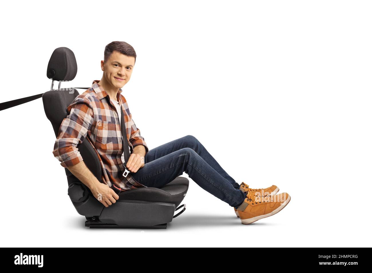 Buckling up Cut Out Stock Images & Pictures - Alamy