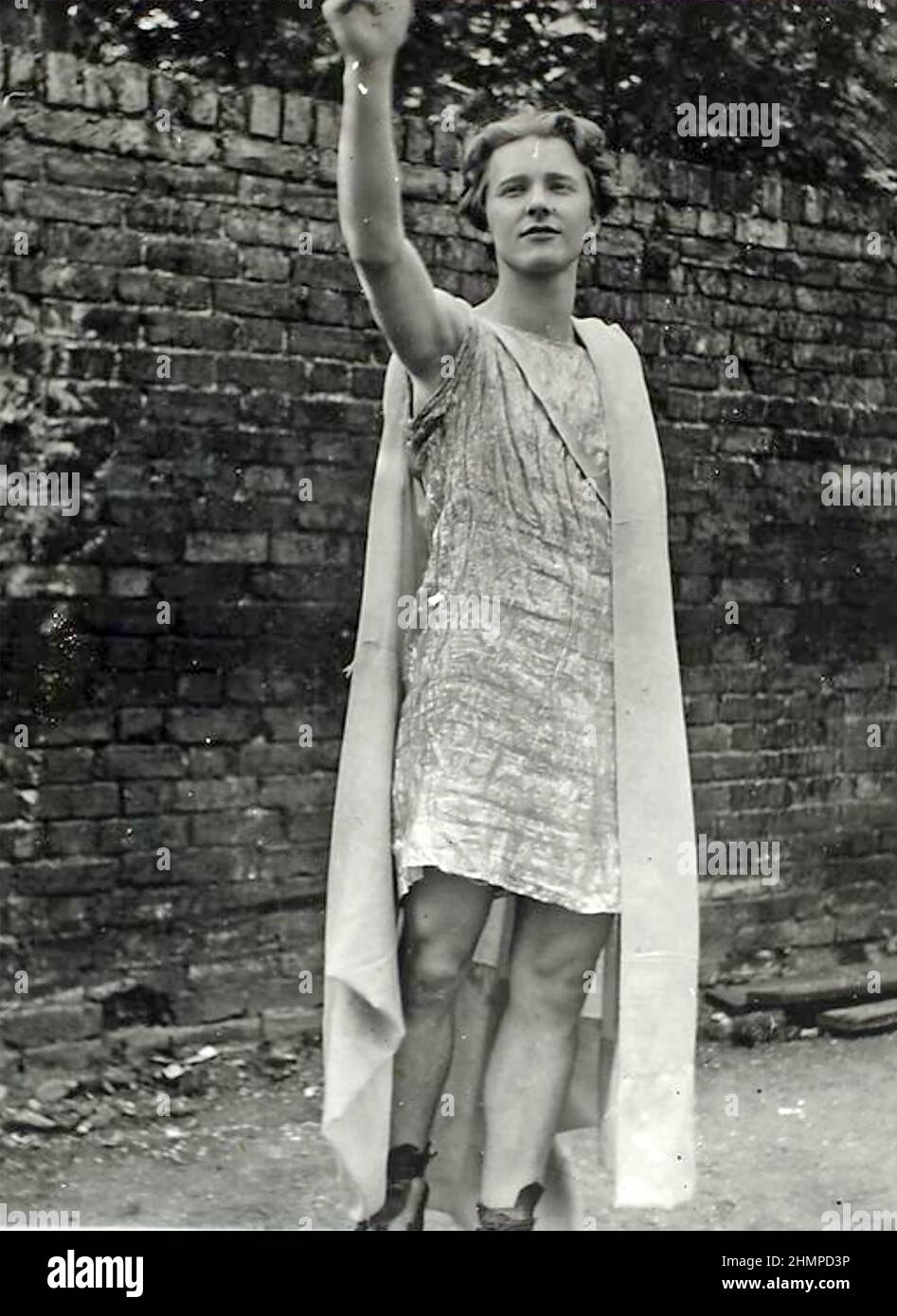 RUPERT BROOKE (1887-1915) English poet as the Greek God Comus probably ...