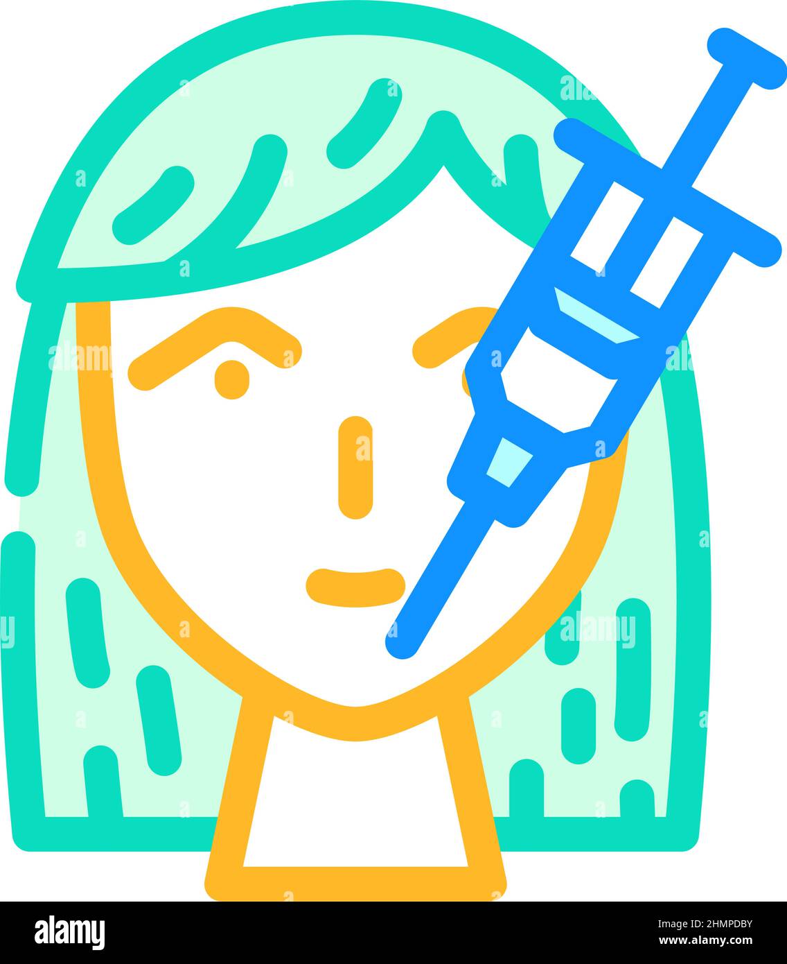 botox procedure color icon vector illustration Stock Vector Image & Art ...