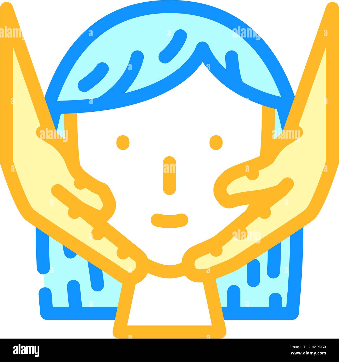 Massage Beauty Salon Procedure Color Icon Vector Illustration Stock