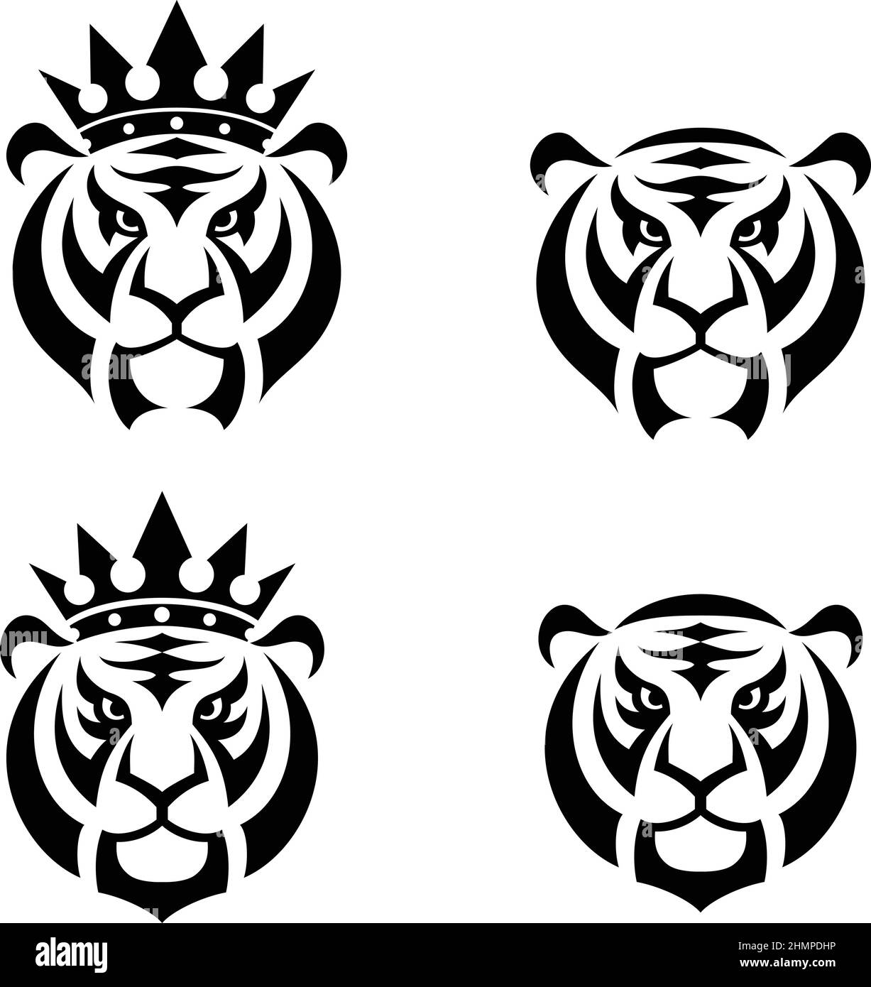 Tiger Face Vector