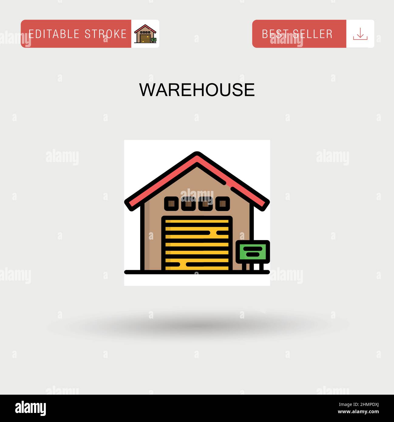Warehouse Simple vector icon Stock Vector Image & Art - Alamy