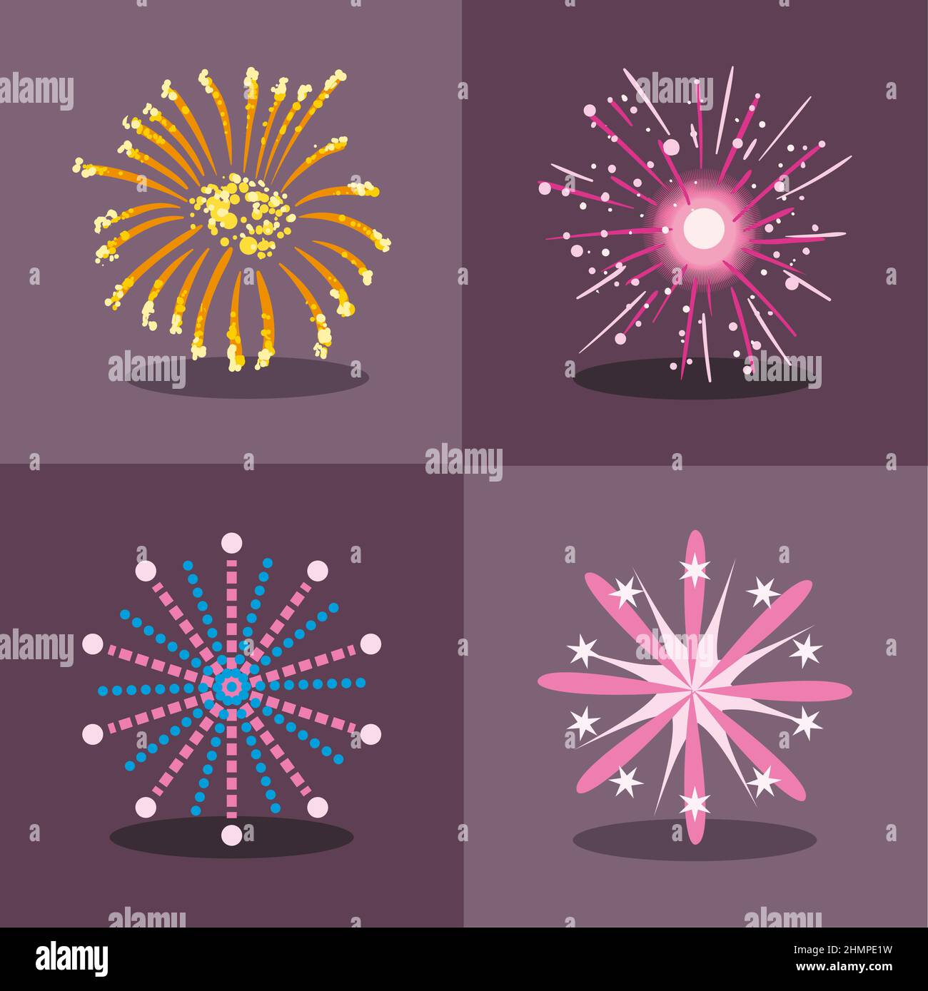 Sky explosions Stock Vector Images - Alamy