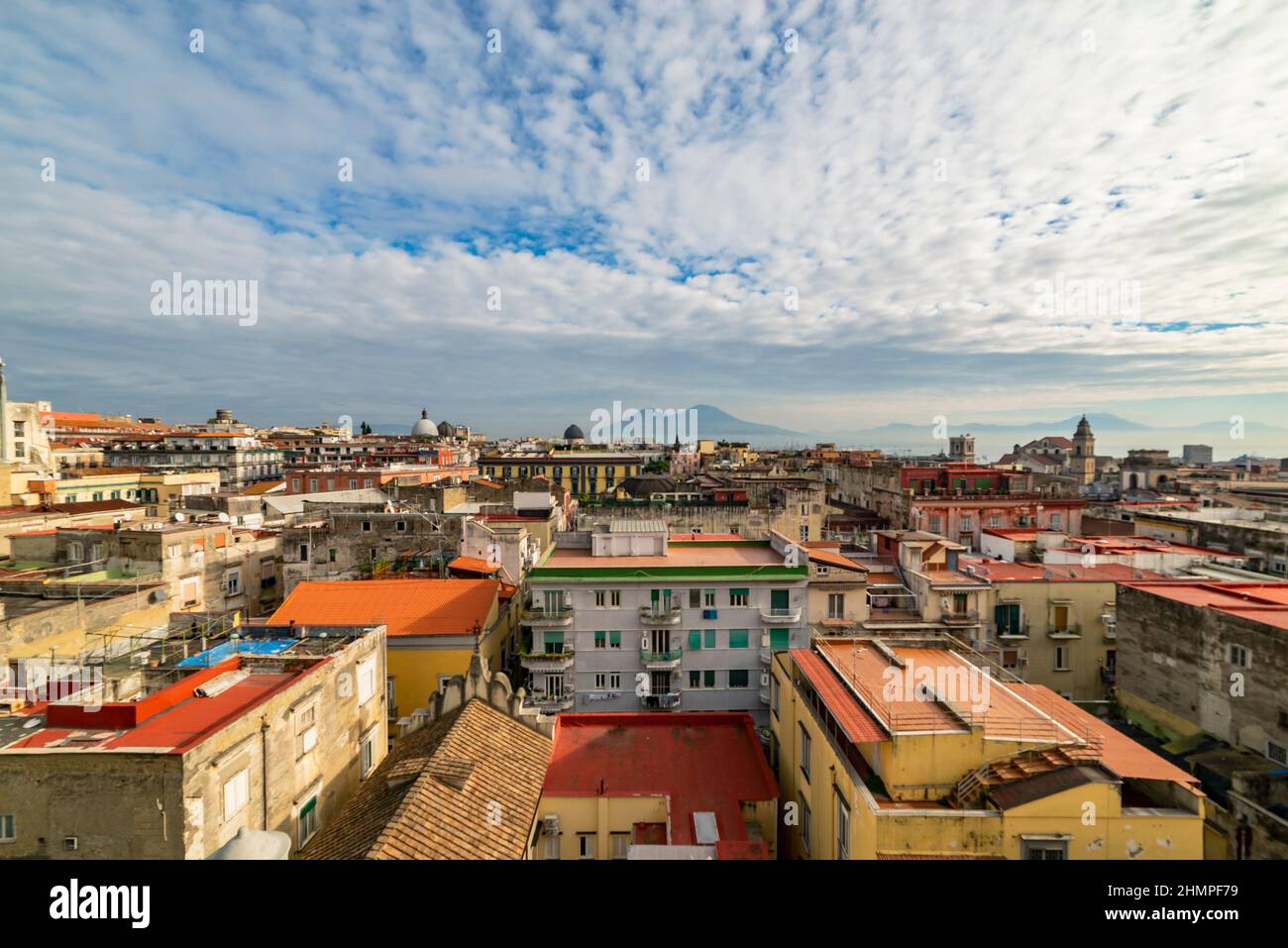 Old overcrowded apartment buildings with balconies - dense living in ...