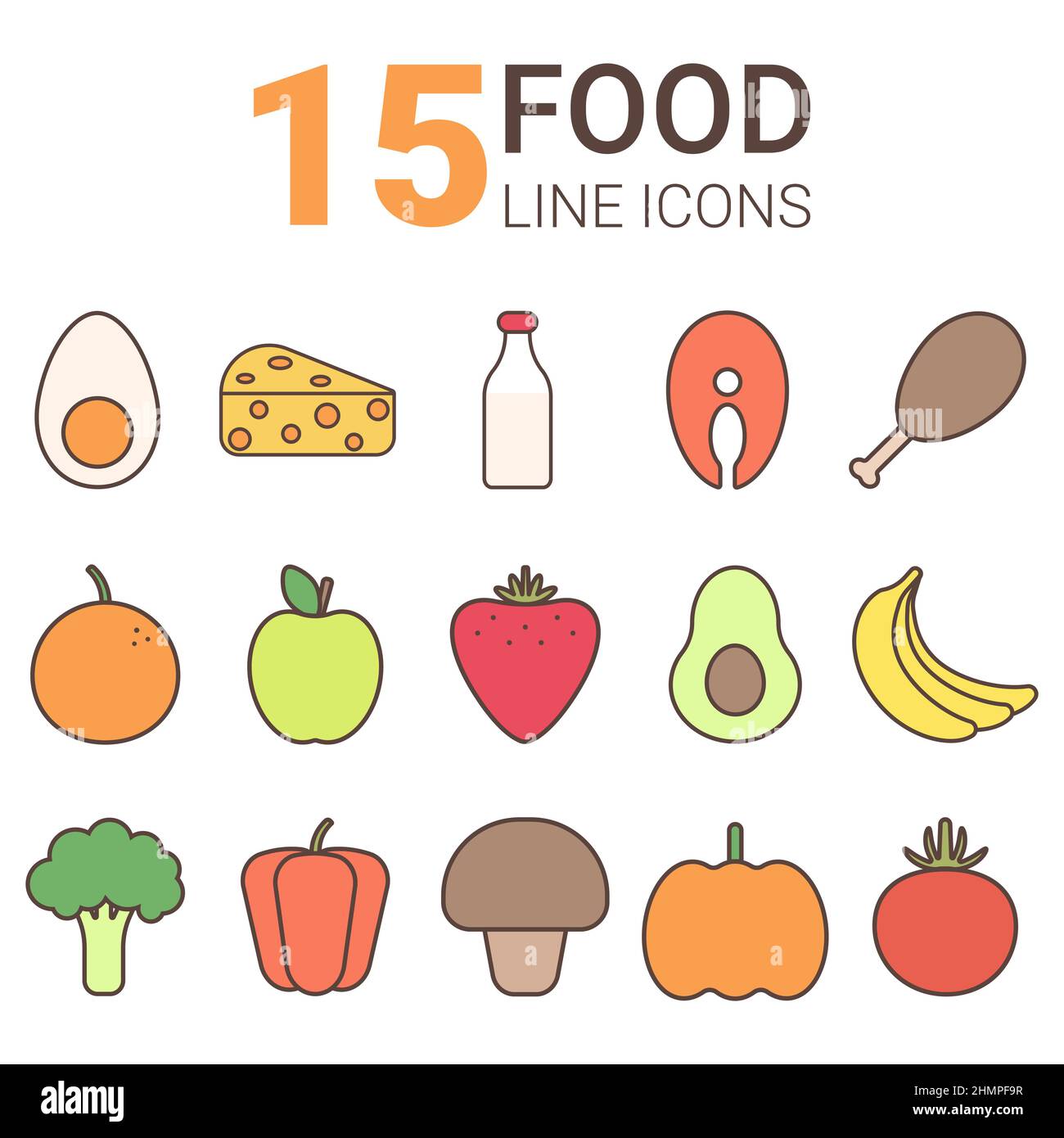 Colored illustration restaurant food Cut Out Stock Images & Pictures ...