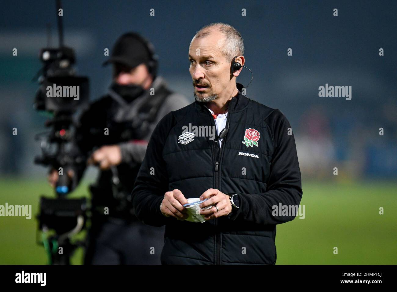 Monigo stadium, Treviso, Italy, February 11, 2022, Alan Dickens (Head ...