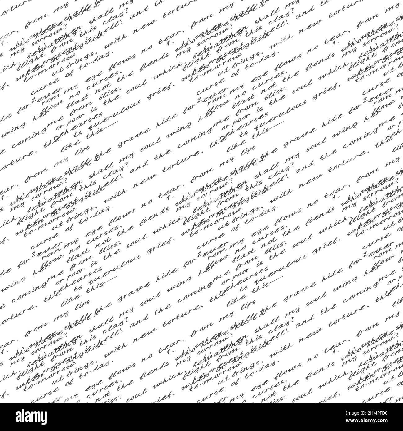 Old poem paper Black and White Stock Photos & Images - Alamy