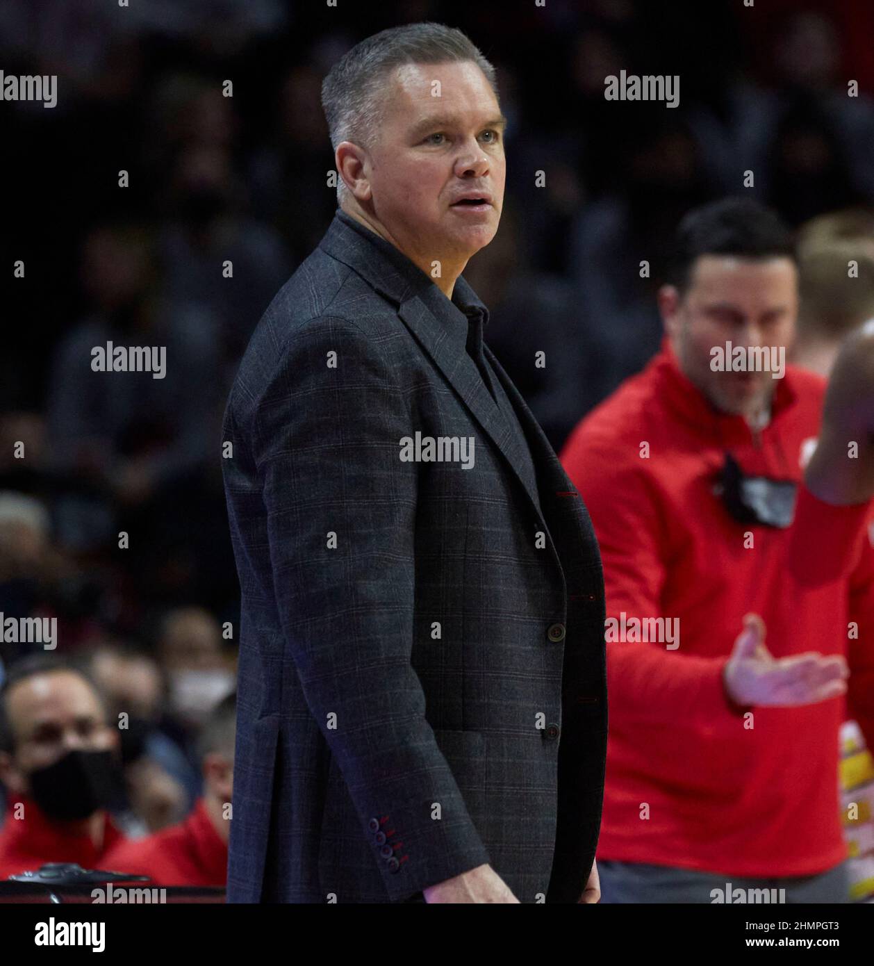 February 11, 2022, Piscataway, New Jersey, USA: Ohio State Buckeyes ...