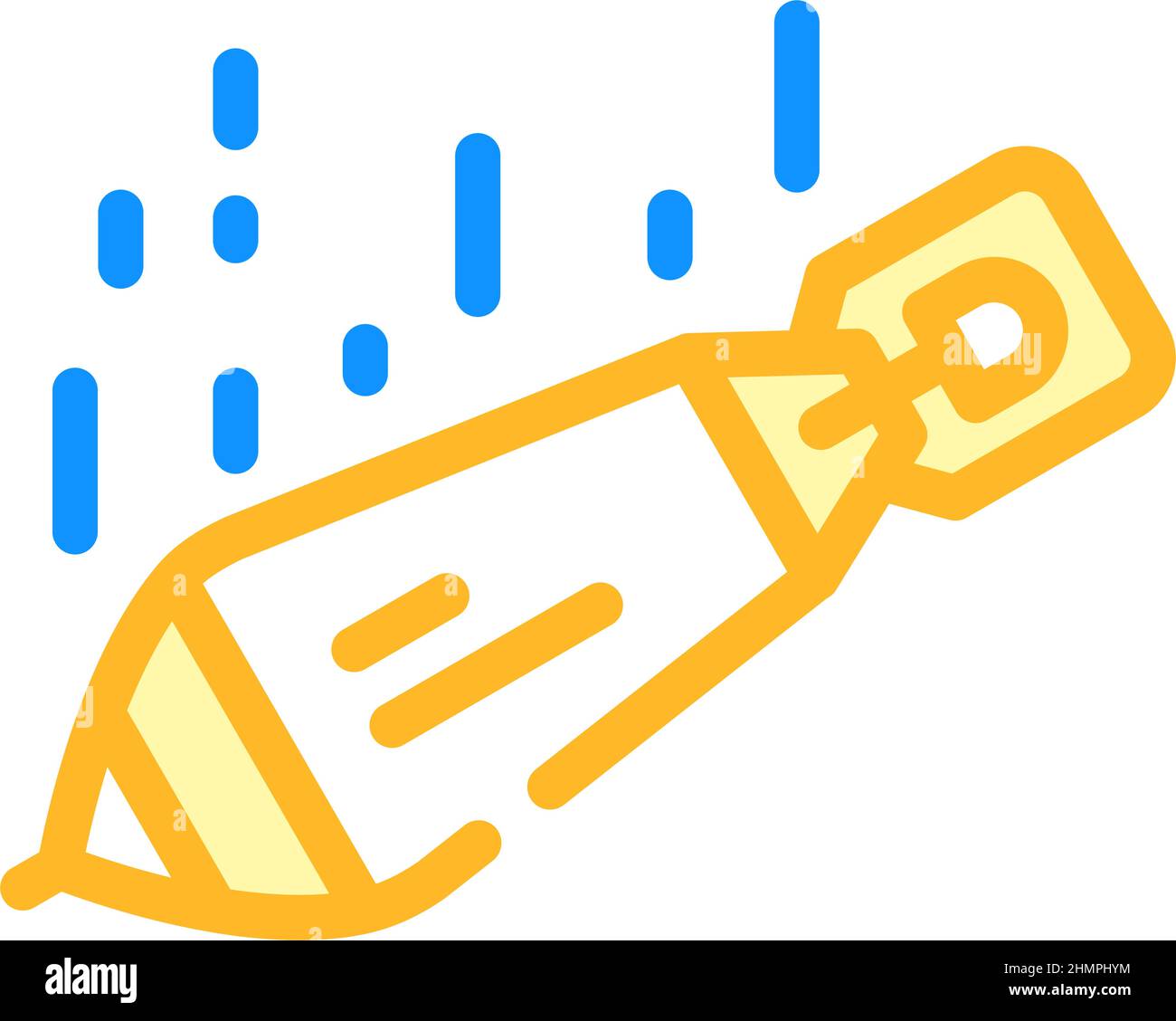 aircraft bomb color icon vector illustration Stock Vector Image & Art ...