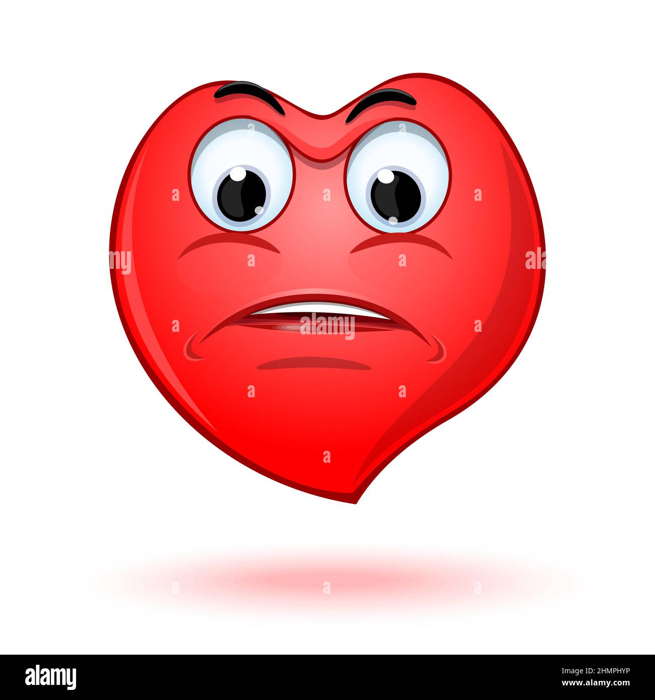 Depressed emoticon Stock Vector Images - Alamy
