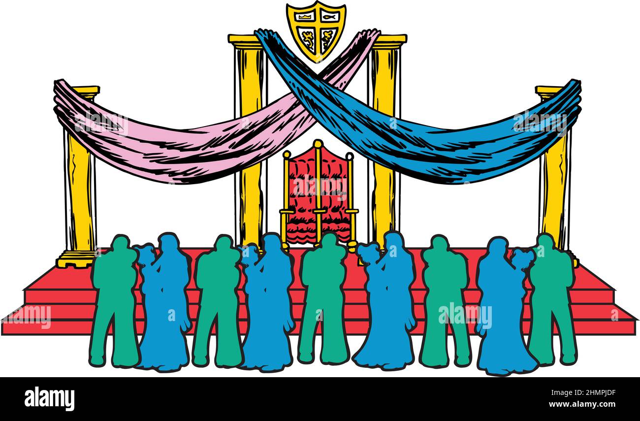 Dance Ball Room Vector Illustration Stock Vector Image & Art - Alamy