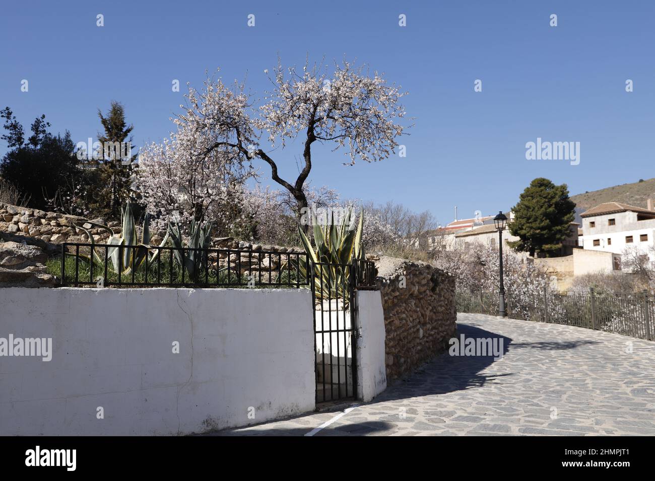 Streets old and new in the village of Oria, Spain Stock Photo - Alamy