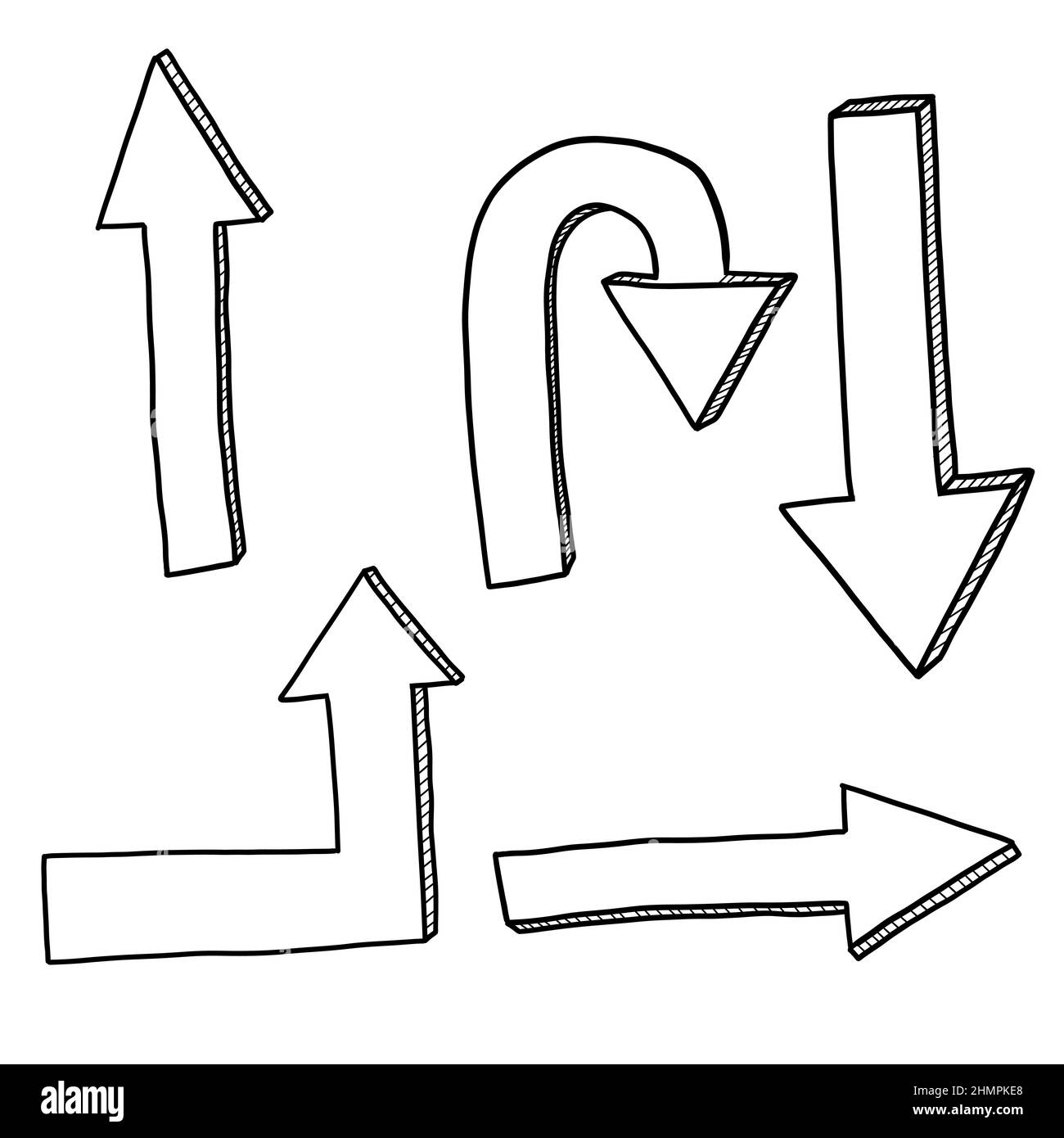 Target direction icon outline Black and White Stock Photos & Images - Alamy