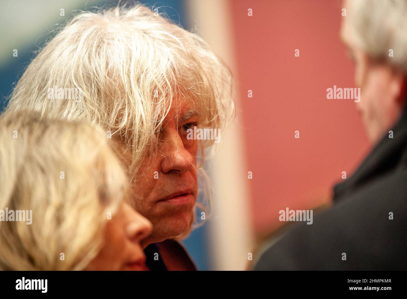 The Clew Bay Queen loading at Roonagh Pier in Mayo bringing cargo and ...