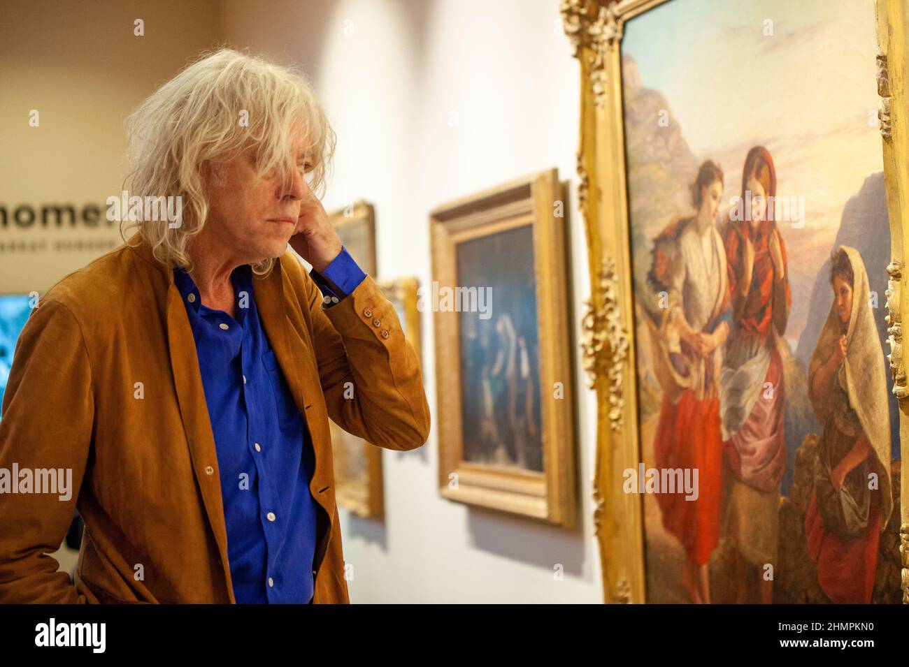 The Clew Bay Queen loading at Roonagh Pier in Mayo bringing cargo and ...