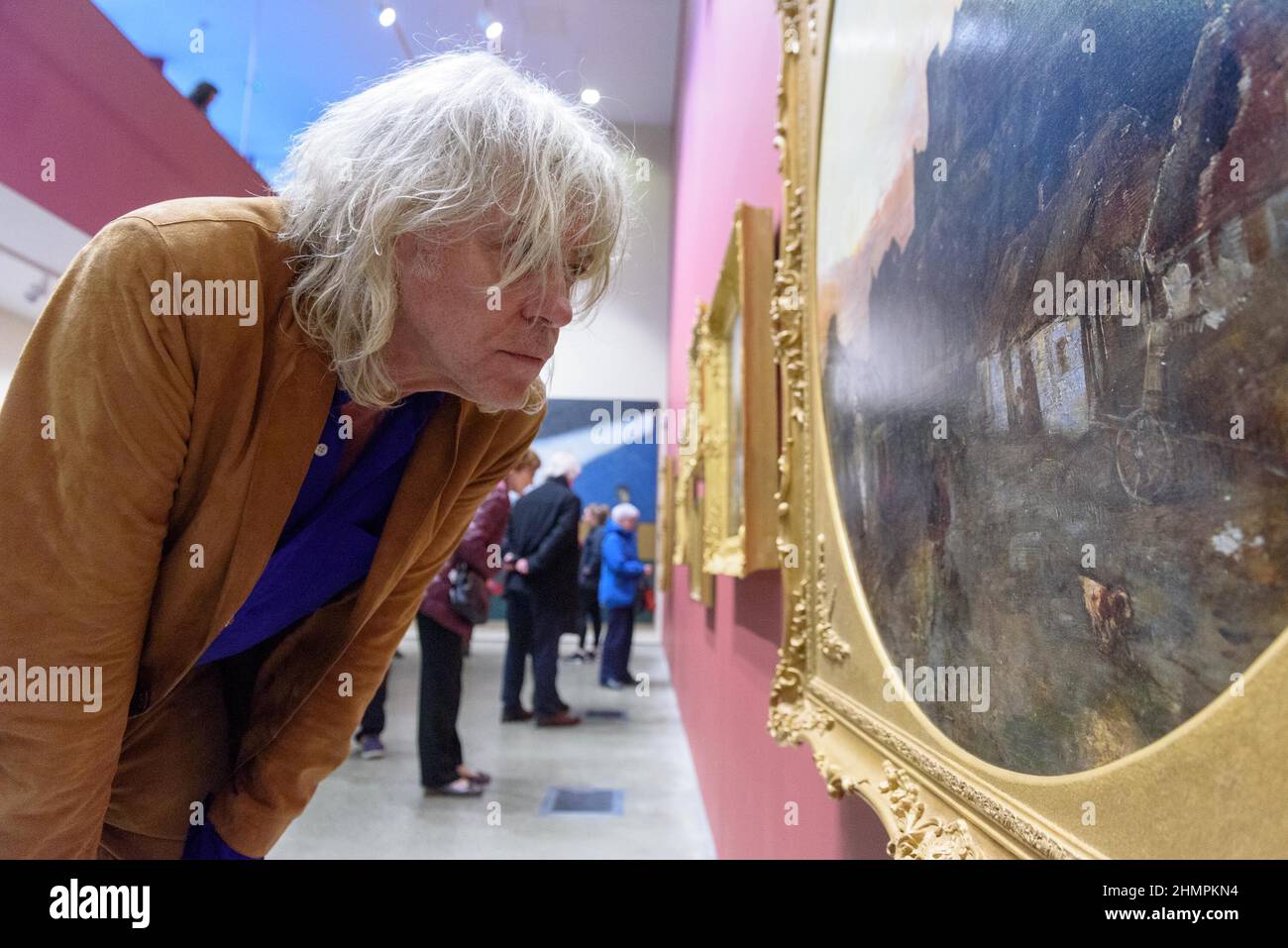 The Clew Bay Queen loading at Roonagh Pier in Mayo bringing cargo and ...