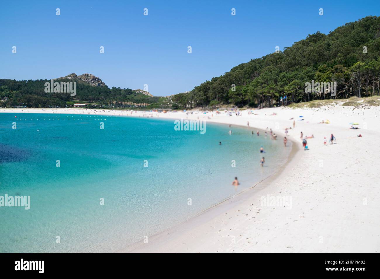 Rodas beach, Cies Islands, Galicia, Spain Stock Photo - Alamy