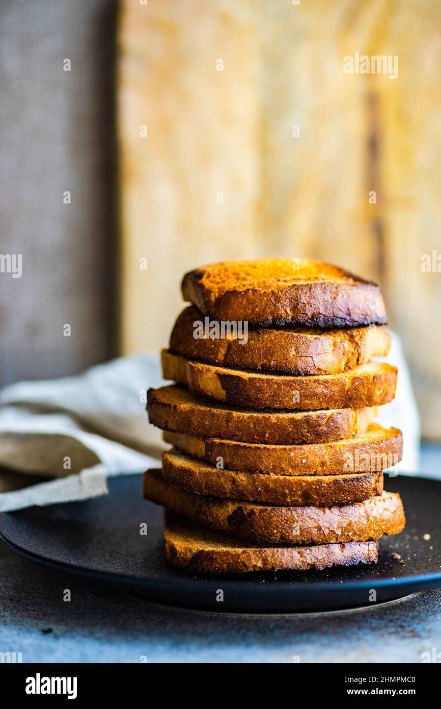 Toast based hi-res stock photography and images - Alamy